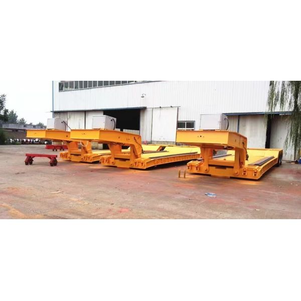 Quality Extendable Modular Detachable Gooseneck Semi Trailer With 14T Axle 13750*2550 for sale