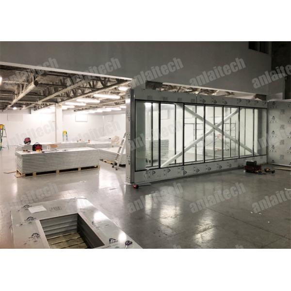 Quality 20x50ft 2200m3/H Prefabricated Clean Rooms Class 10000 Modular Anlaitech for sale