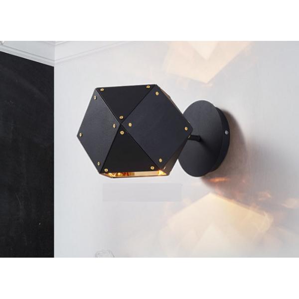 Quality E14 Light Source 150x150x230mm Iron Electroplating trendy wall lights for sale