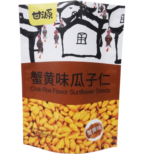 Quality Security Food Packaging Stand Pouch Packing Peanuts And Sunflows Seeds Packaging Bag for sale