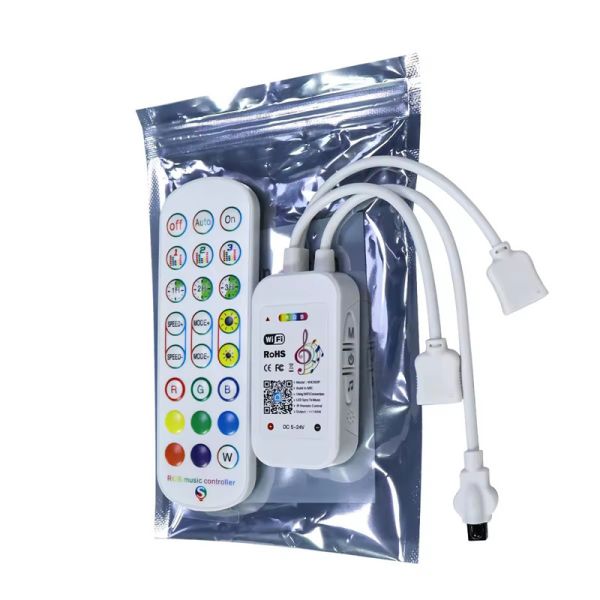 Quality 24Key Tuya WIFI LED Strip Controller Smart Alexa Google Home Remote Control for sale