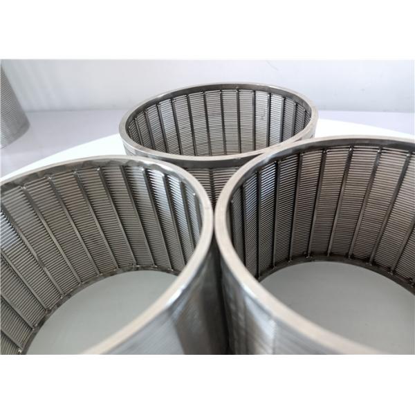 Quality Length 2.9m OD 89mm Johnson Wire Screen with V Shaped Opening for sale