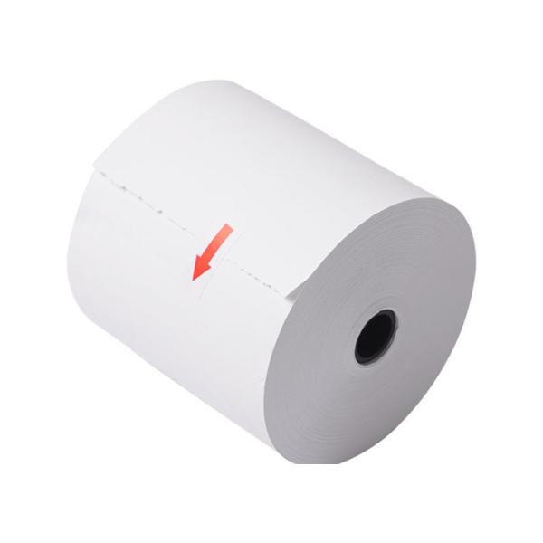 Quality 85m Fax 80mm 61gsm Thermal Receipt Paper Rolls for sale
