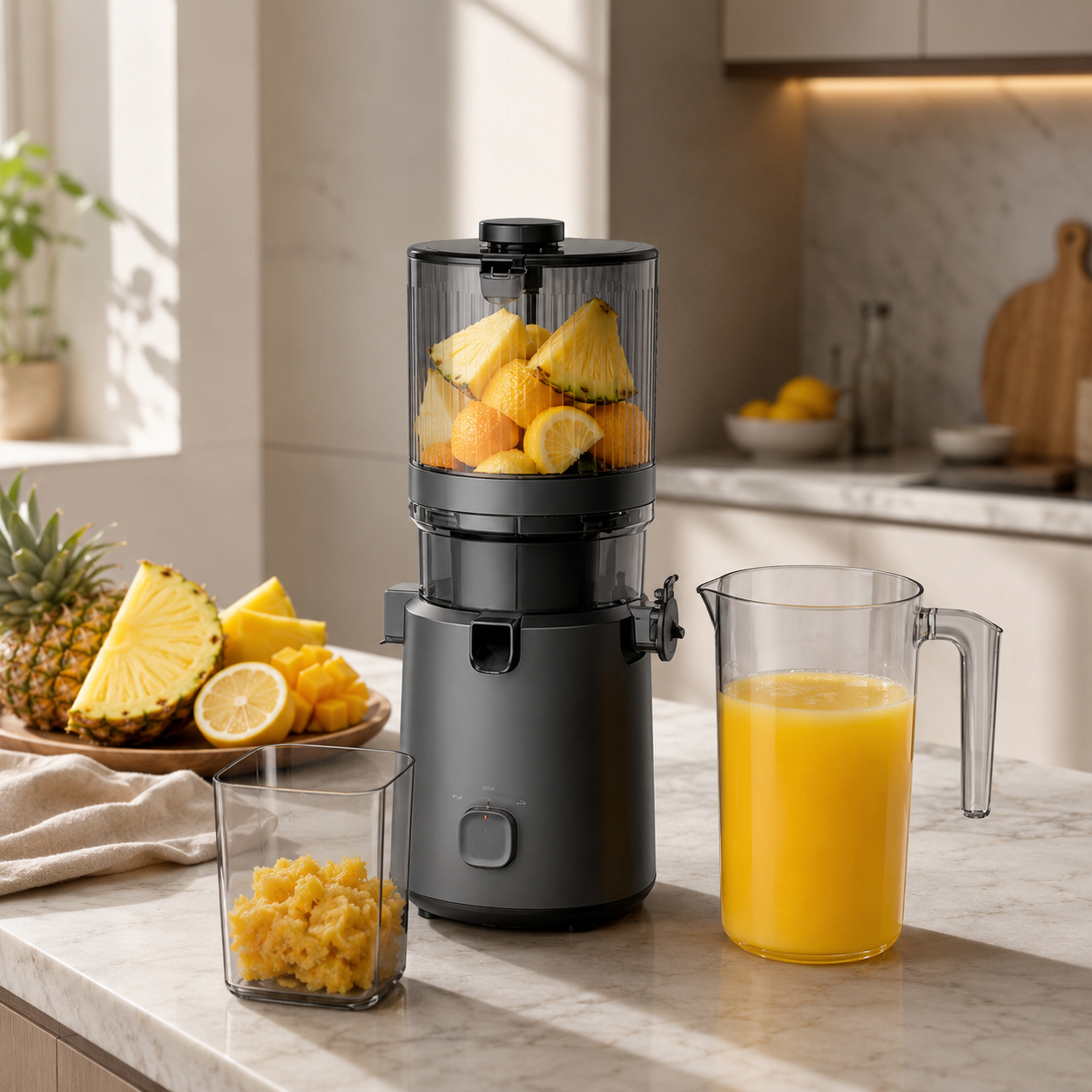 Quality Fresh Smart HJ303 Extra-Wide Slow Masticating Juicer – Make Every Glass a Whole for sale