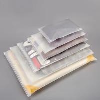 Quality Customizable EVA CPE/PE Clear Zip Bags For Clothes With Easy Open Close Sealing for sale