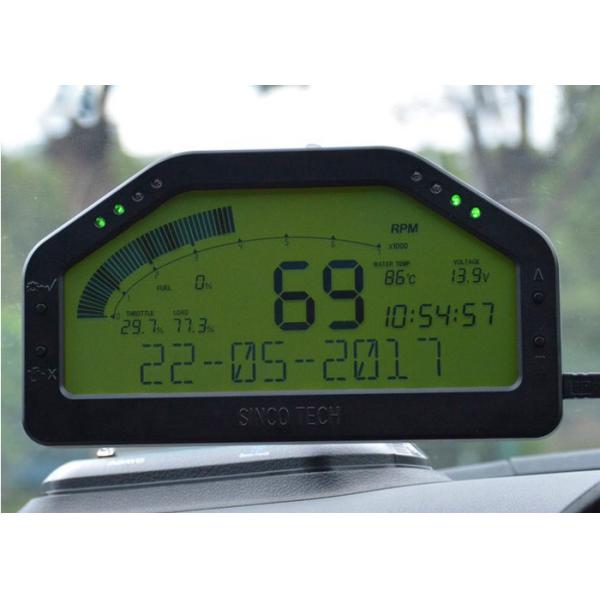 Quality Autometer Electric Gauges , Digital Speedometer Gauge LCD Display For OBDII Car for sale