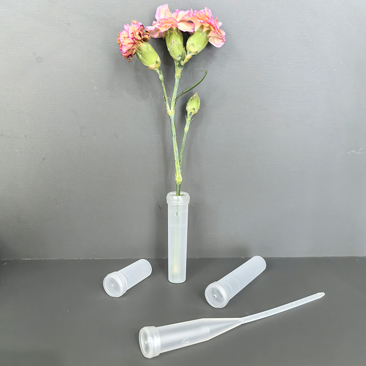 2026 New Design 50Pcs Floral Water Tubes with Picks 11.8 Inch Matt Clear Plastic Extendable Vials Fresh Flower Stem Water Tubes with Caps for Floral Arrangements Bouquet Stem Florist Supplies