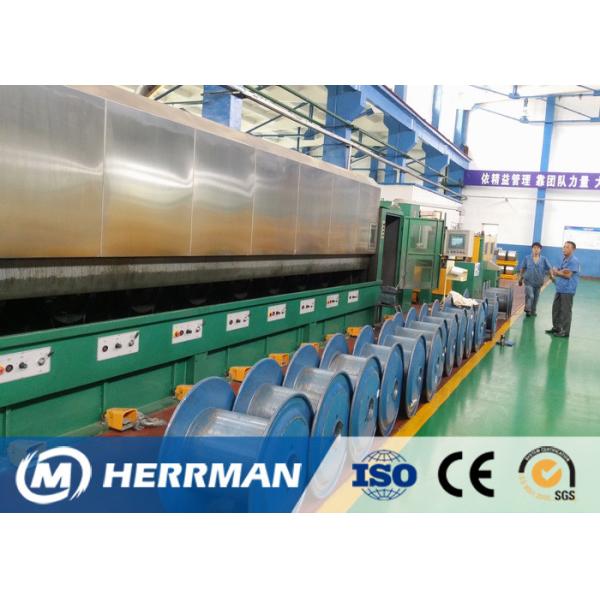 Quality Individual Motor Control Wire Drawing Line , Wire Processing Machine 360KVA for sale