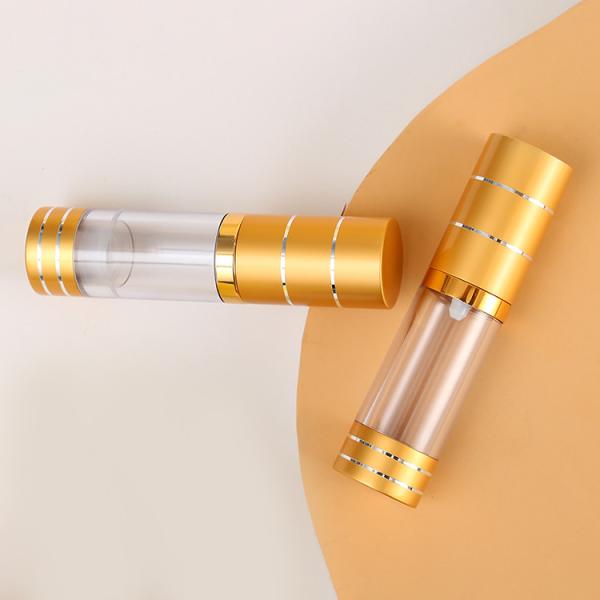 Quality Empty Plastic Cosmetic Packaging 15ml 30ml 50ml Essential Oil Airless Pump for sale