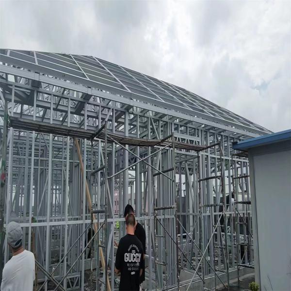 Quality Light Steel Frame Structure Prefab House Villa Free Design Quick Assembly for sale