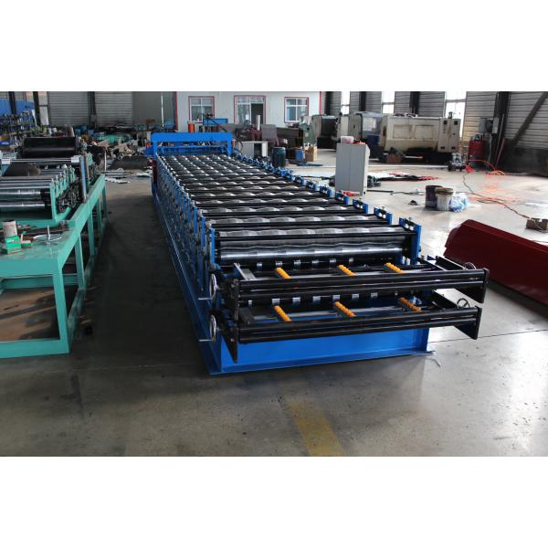 Quality Plc Control 0.3mm Double Layer Roll Forming Machine For Metal Steel Roof for sale