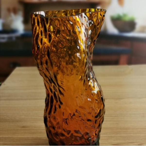 Quality Tree Stump Shaped Customize Color Decorative Glass Vase for sale