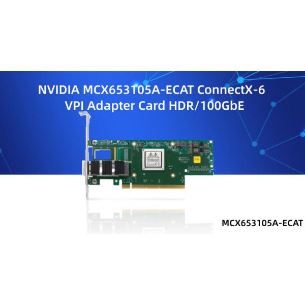 Quality 10gb Mellanox Network Card MCX653105A-ECAT-SP MCX653106A-ECAT for sale