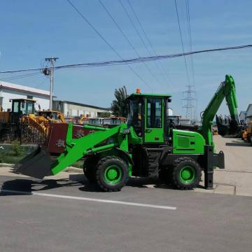Quality 4x4 Wheel Drive 400kg-2.5ton Mini Tractor Backhoe Loader Towable With Snow for sale