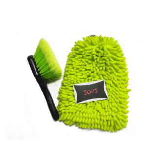 Quality 21.5cm Reusable HandHeld Soft Bristle Wheel Brush PP Handle for sale