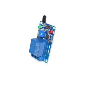 Flame Sensor 12v Arduino Relay Module Combo Flame Fire Detection Alarm Board from china factories.