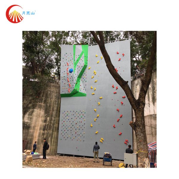 Quality Non Fading Training Outdoor Wall Climbing EN 12572 Flat Climbing Board Wall for sale