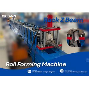 Quality Chain Driven Z Beam Roll Forming Machine with 18 Forming Stations and 70mm Shaft for sale