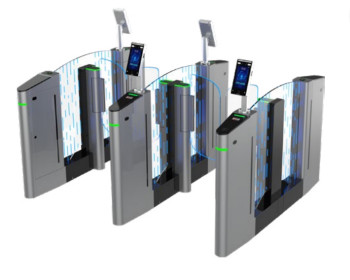 Quality DOOR Turnstile Silver Red Gold Speed Gate With IC Card Face Recognition for sale
