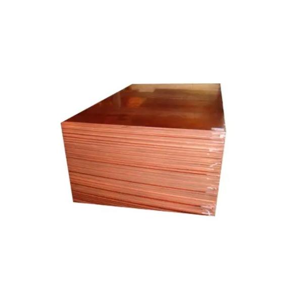 Quality Pure Thick Red Copper Sheet Good Thermal Conductivity for sale