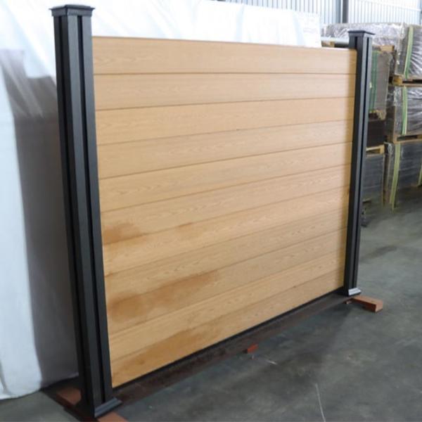 Quality Waterproof Wpc Mateiral Fence Panels For Outdoor Rotproof for sale