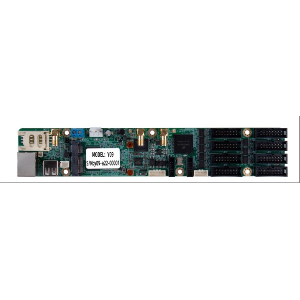 Quality Sysolution Android Control Card Y09 60,000 Pixels 8 HUB75 Ports Android 9 for sale