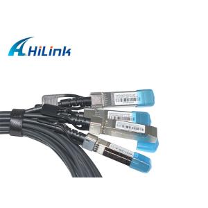 Quality Switch Direct Attach Copper 40G QSFP+ Direct Attach Cables QSFP-4SFP10G-CU3M DAC for sale
