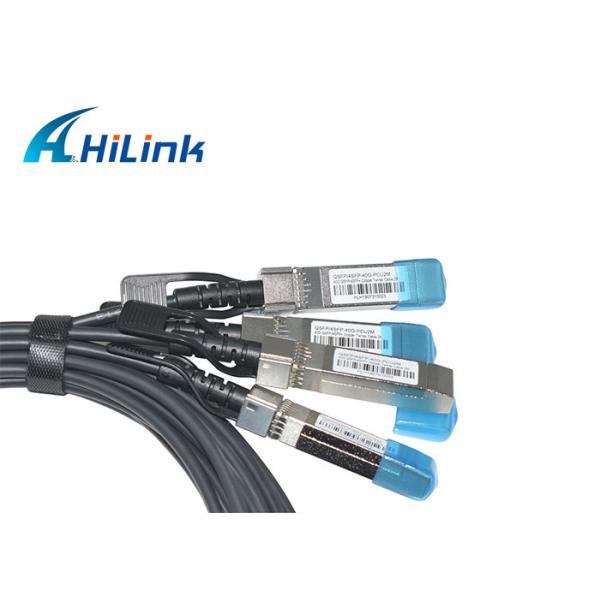 Quality Switch Direct Attach Copper 40G QSFP+ Direct Attach Cables QSFP-4SFP10G-CU3M DAC Cable for sale