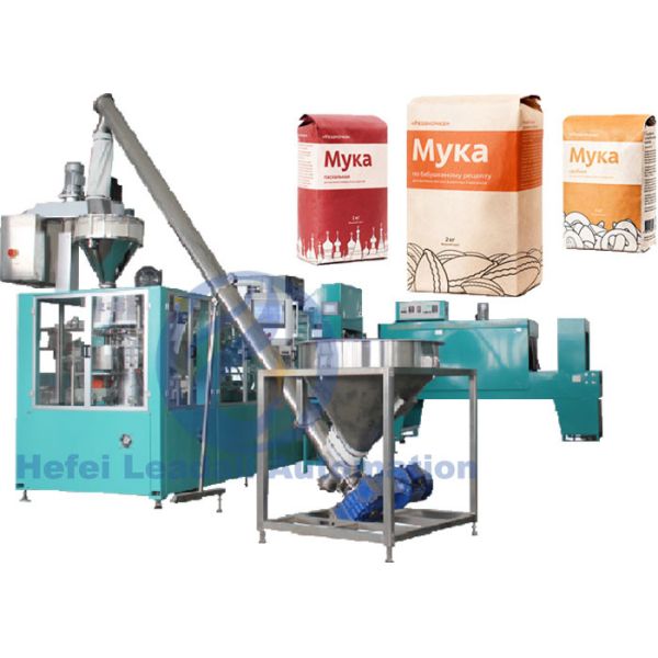 Quality Easy Adjust Premade Bag Packing Machine , Maize Wheat Flour Packing Machine for sale