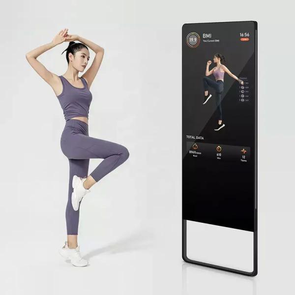Quality 21.5 Inch Interactive Smart Fitness Mirror For Gymnasium Exercise for sale