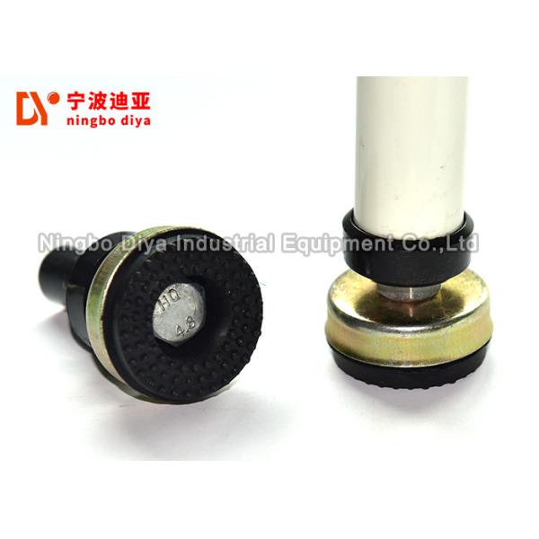 Quality 20 - 95 Shore A Hardness Anti Skid Rubber Feet Black Color Adjustable For Pipe for sale