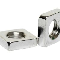 Quality M6 M8 M10 Plain Polished Square Thin Nut INOX INNOX AISI 304 316 ANSI 304 316 for sale