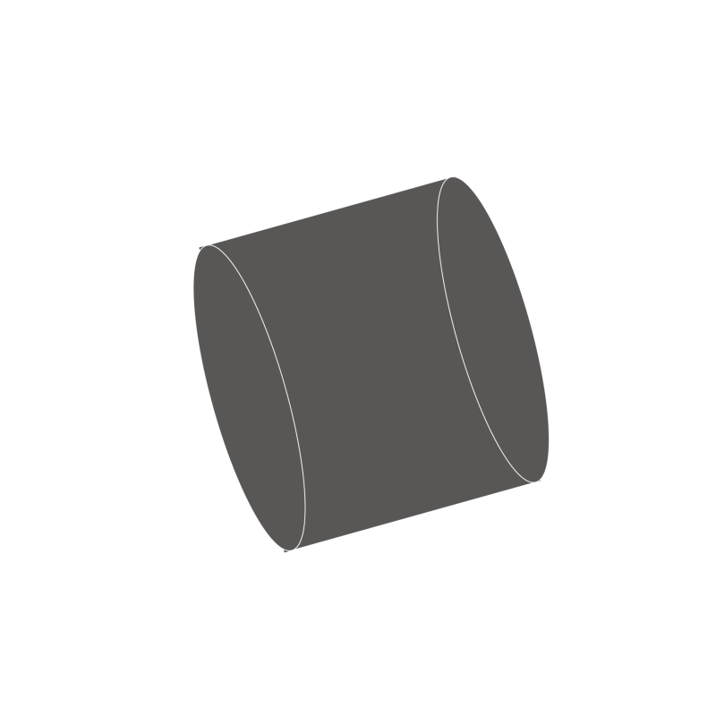 Straight sleeve self-lubricating grey cast iron bearing sleeve