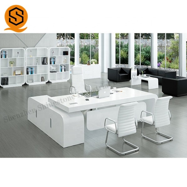 Quality High Strength Solid Surface Office Furniture Executive Office Desk SGS Certificated for sale