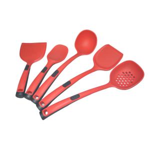Quality Sustainable Silicone Spatula Kitchenaid Eco Friendly 5 Piece Silicone Utensil for sale