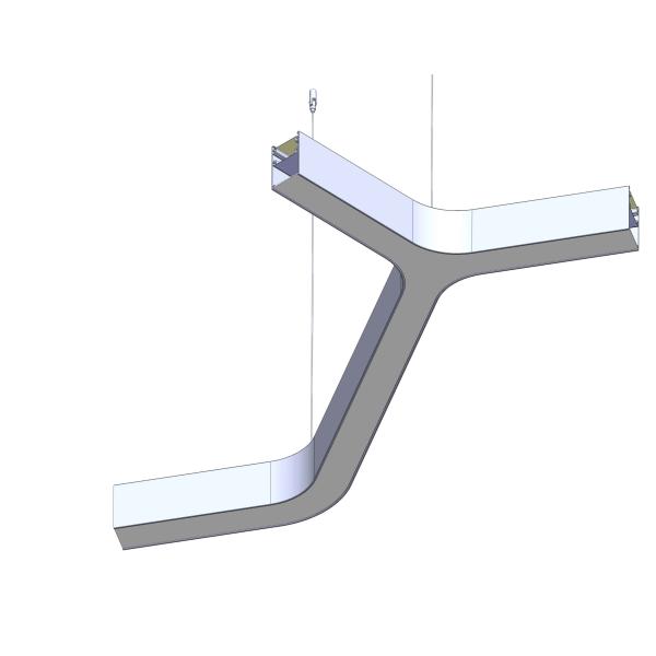 Quality Branch Linear Suspension Lighting Customized LED Light For Office And Home for sale