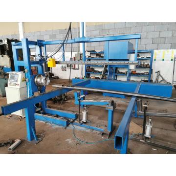 Quality Cnc 2000mm 80mm Light Pole Door Cutting Machine for sale