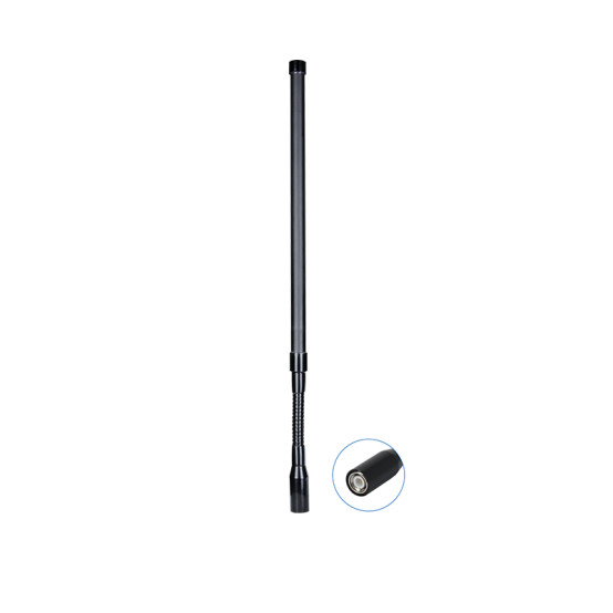 Quality 1410-1480MHz 3dBi 13 Matte Black Gooseneck Antenna TNCJ for sale