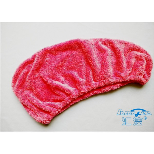 Quality Microfiber Magic Self-Drying Hair Wrap Towel 80% Polyester , Hair Drying Cap for sale