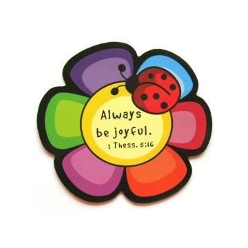 Quality 3D Flower Rubber Personalized Fridge Magnet with Offset Printing , ROHS for sale