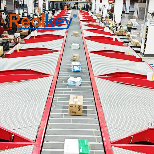 Quality Industry Smart Conveyor Sortation System Mail And Parcel Sorter 8000p/H for sale