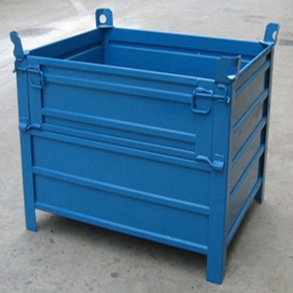 Quality Heavy Duty Collapsible Steel Storage Cage Stackable Foldable Wire Mesh Storage for sale