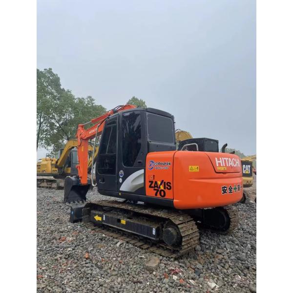 Quality ZX70 Used Hitachi Excavator Crawler Excavator Equipped With Isuzu Engine for sale