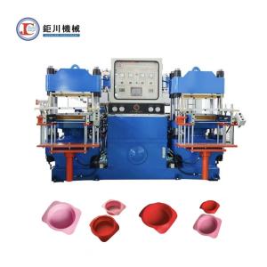 Quality 250ton Clamp Force Hot Press Double Stations for making rubber silicone products for sale