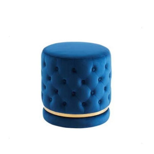 Quality Plastic Wooden Round Ottoman Stool Seat Chair Pouf for sale