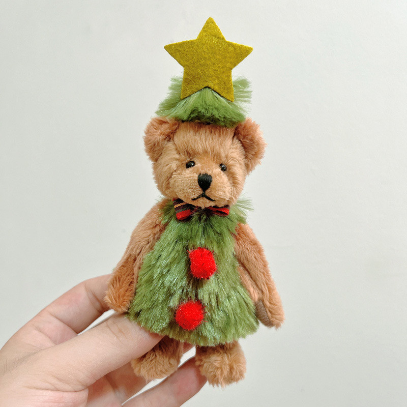 Teddy Bear Plush Joint Plush Bear Doll Key Chain Stuffed Animal Toys