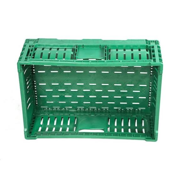 Quality Vented Foldable Fruit And Vegetable Plastic Crates Loading Capacity 20kg for sale