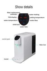 Quality Home Office Water Dispenser Ro Control Smart Hydrogen Water Machine for sale