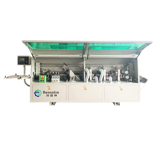 Quality 4100*750*1600mm Woodworking PVC Melamine Board Double Trimming Edge Banding Machine for sale
