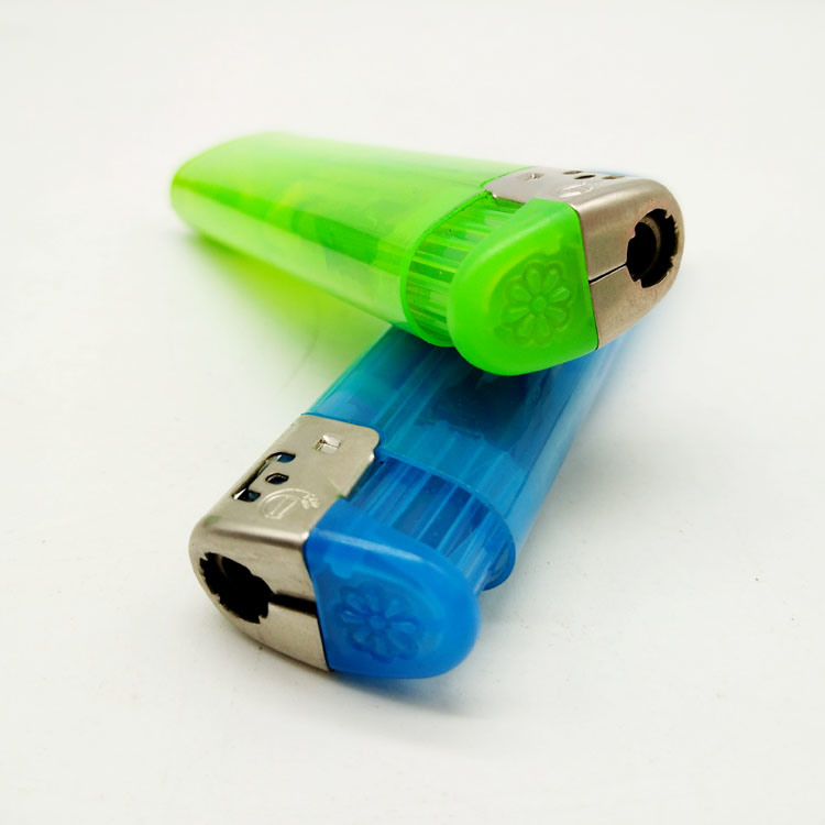 Dy Factory Multi Colored Refillable Windproof Plastic Lighter Wholesale Price